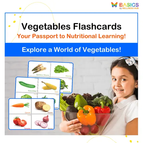 Vegetables Flashcards for Kids - Free Learning PDF