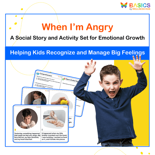When I’m Angry: Social Story with Activities for Kids